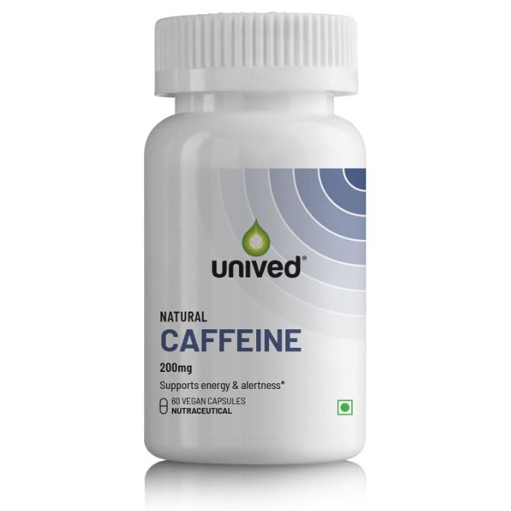 Buy Unived Natural Caffeine Capsules Online |The Bike Affair