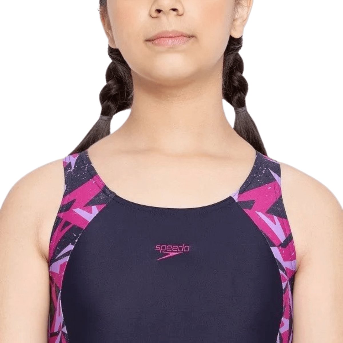 Speedo Hyperboom Splice Mback Girls Legsuit |The Bike Affair