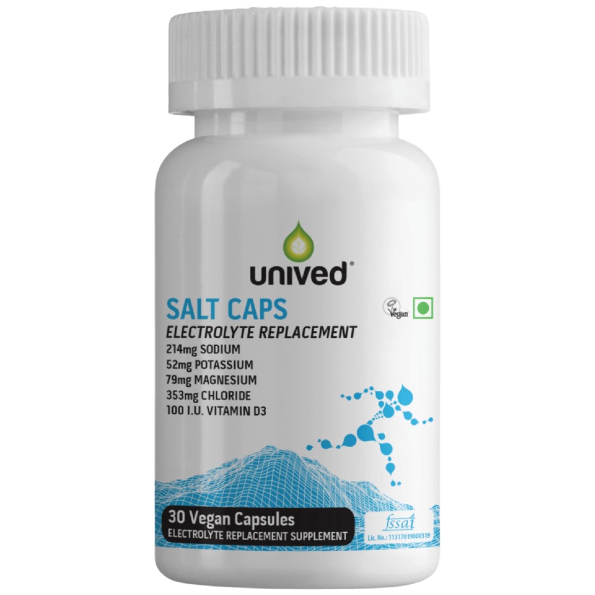 Buy Unived Salt Capsules Electrolyte | The Bike Affair