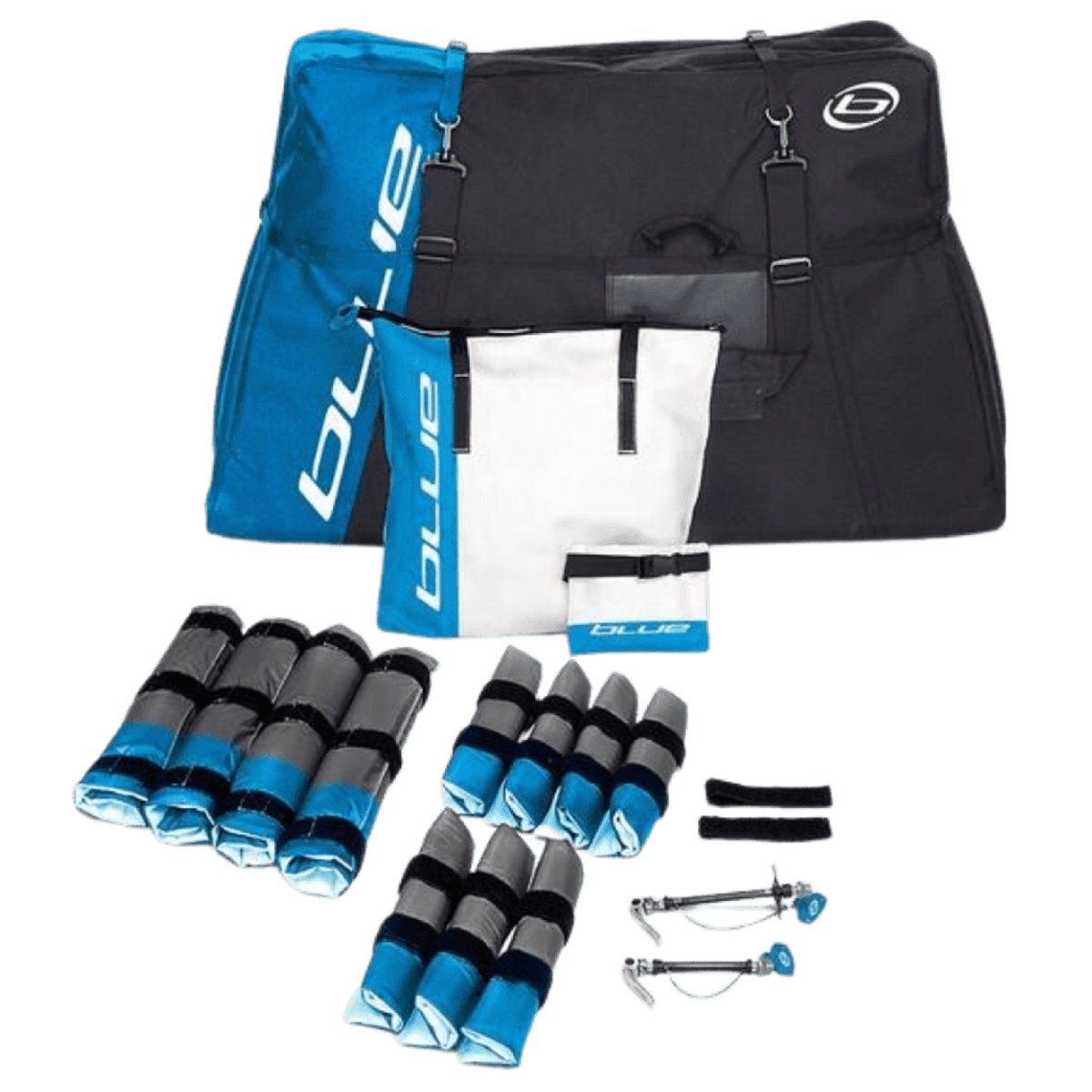 Buy Blue Bike Bag Case with Wheels Online | The Bike Affair